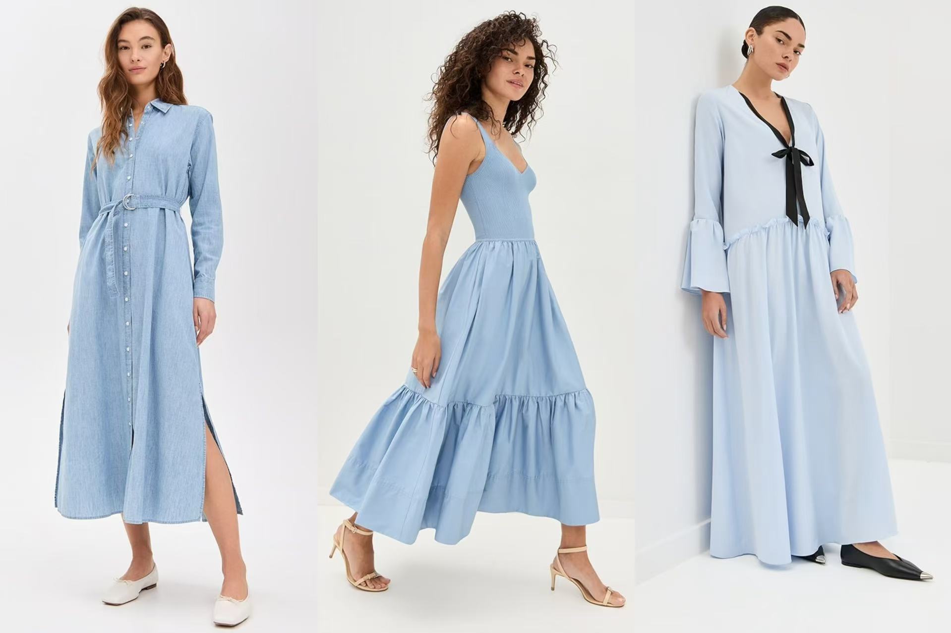 What Shoes to Wear with a Pale Blue Dress: 4 Classic Choices and Key ...