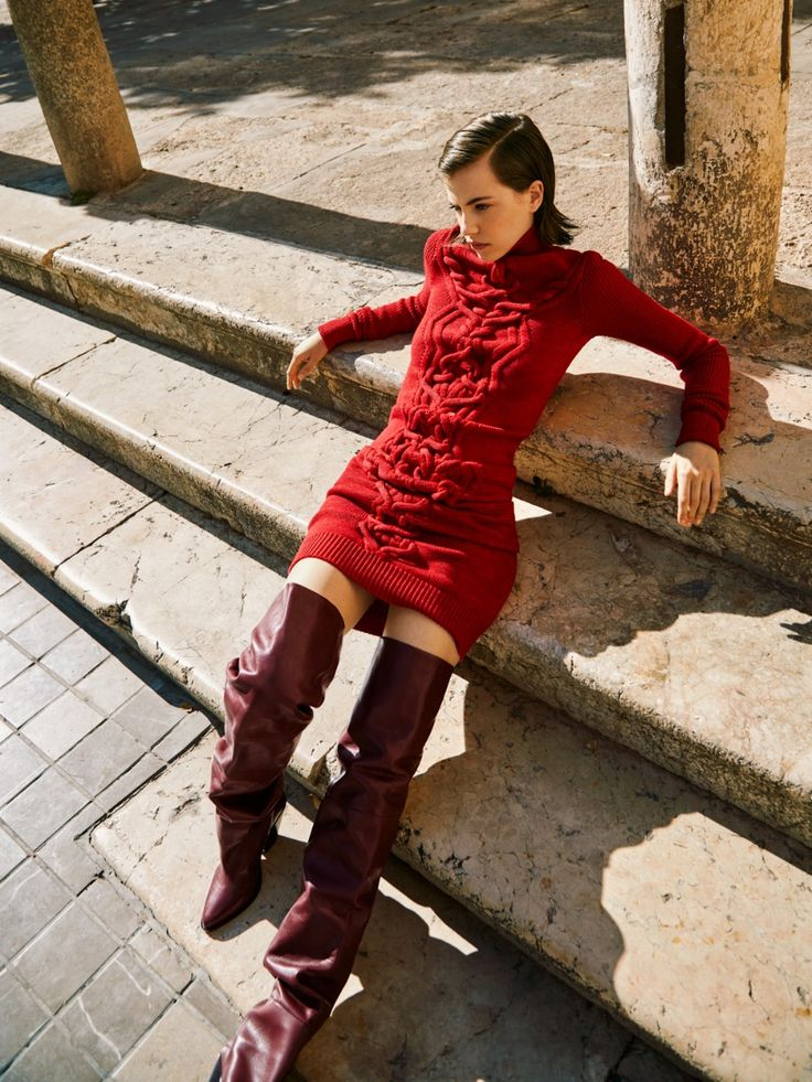 Red Over the Knee Boots : 5 Must-Try Looks for Fall and Winter ...
